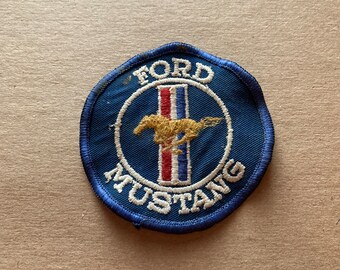 Embroidered Mustang Patch - Etsy