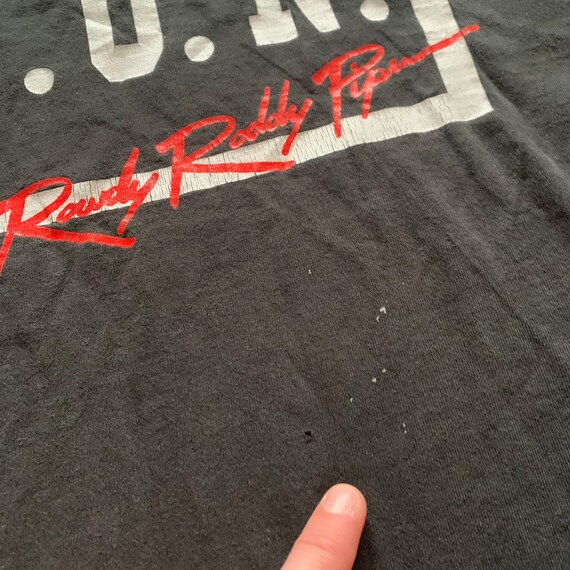 90s ICON Rowdy Roddy Piper Wrestling T-shirt Vintage … - Gem