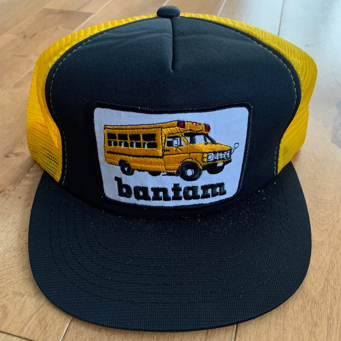 1990s Bantam School Bus Trucker Cap Vintage AJM Headwear Made - Etsy