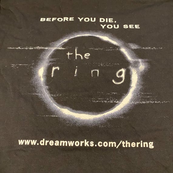 2002 The Ring DreamWorks Movie Promo T-shirt Y2K Naom… - Gem