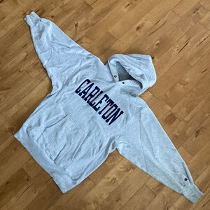 Vintage 90s Champion Reverse Weave Hoodie, Carleton University ...