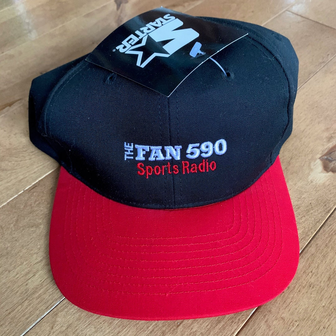 90s Deadstock With Tags the Fan 590 Sports Radio Snapback Hat Vintage ...