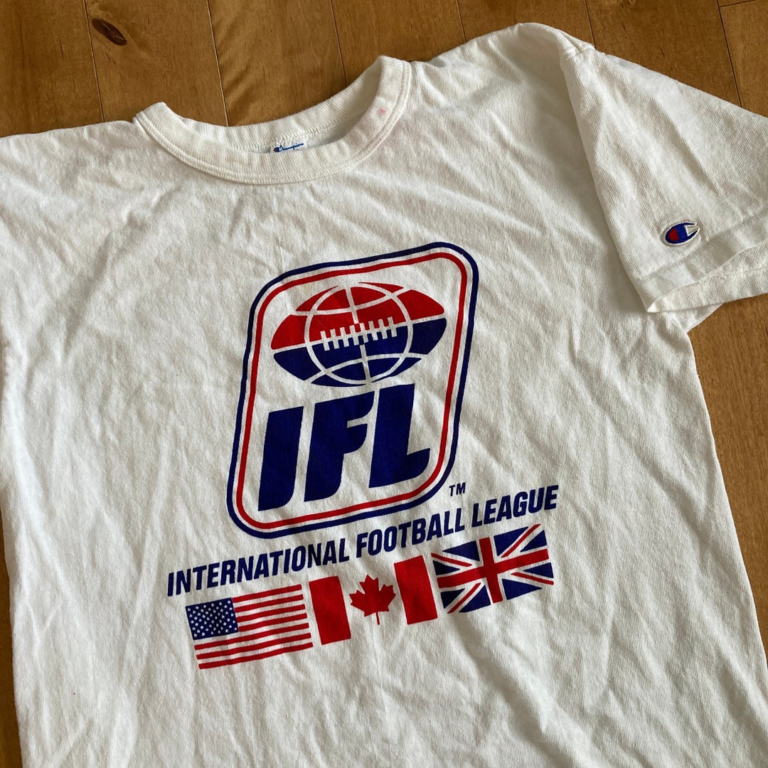1990s Champion International Football League T-shirt Vintage Made in ...