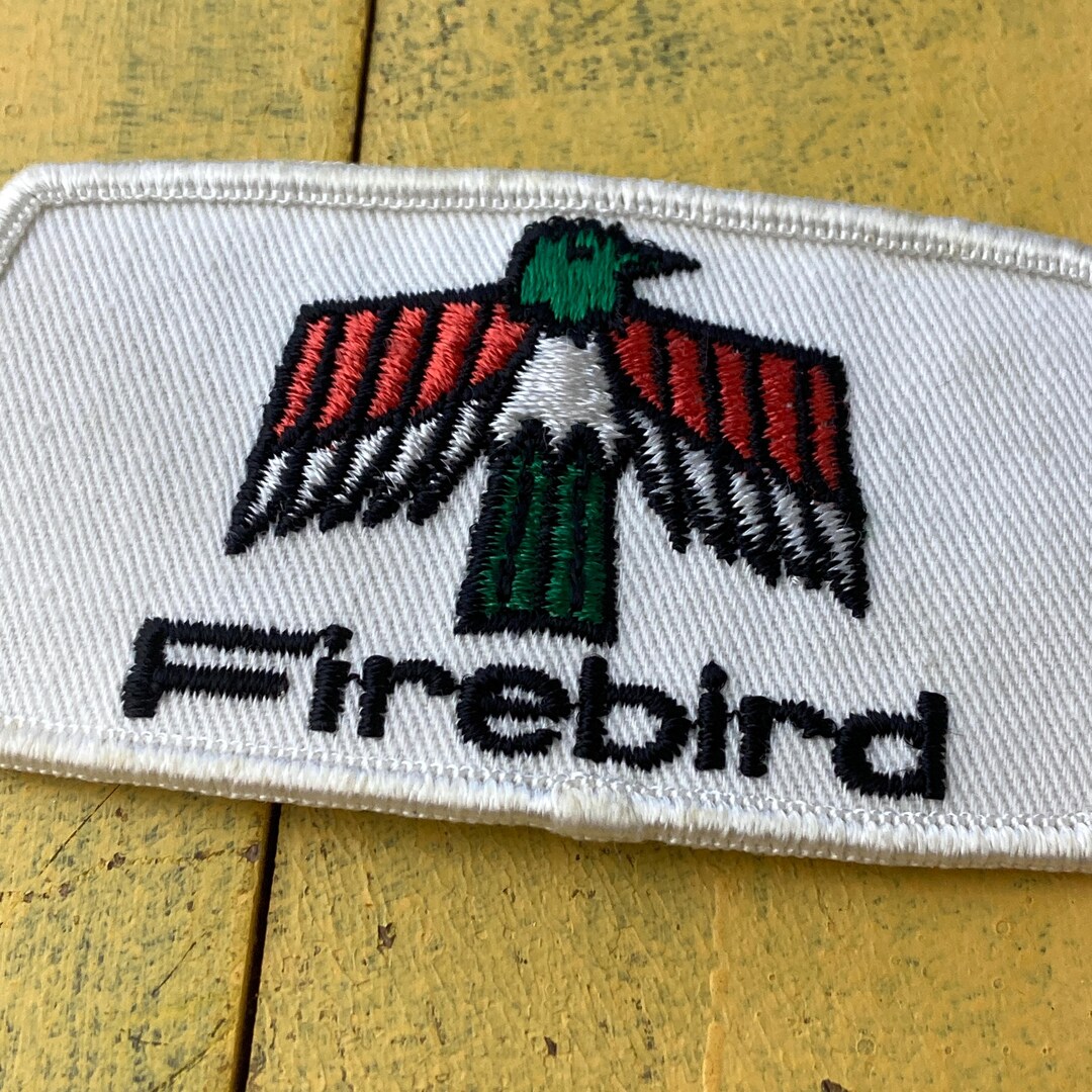 1980s Vintage Pontiac Firebird Embroidered Patch GM General Motors Car ...