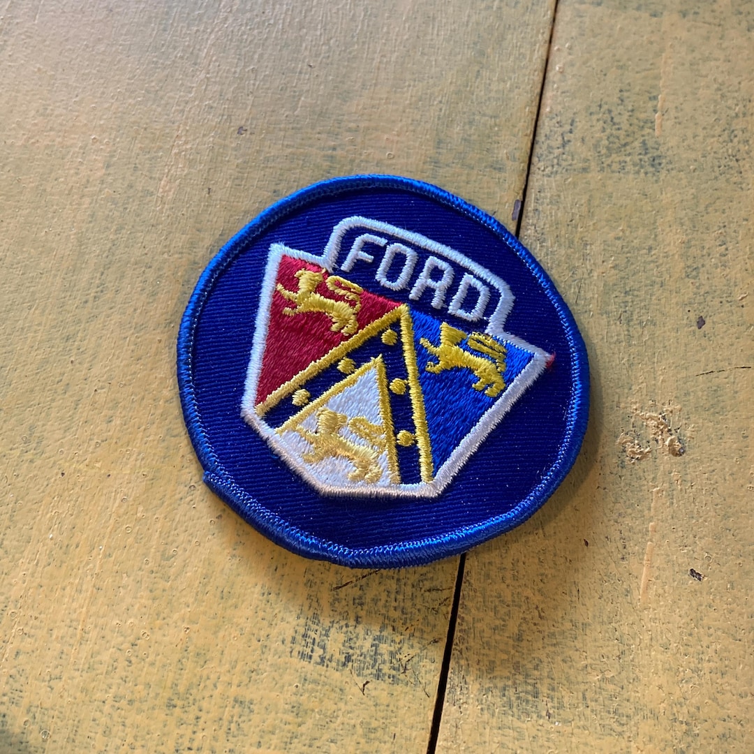 1980s Ford Crest Shield Logo Vintage Car Embroidered Patch Badge - Etsy
