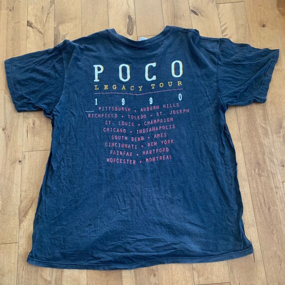 1990 Poco Legacy Tour T-shirt Vintage 1990s Made in U… - Gem