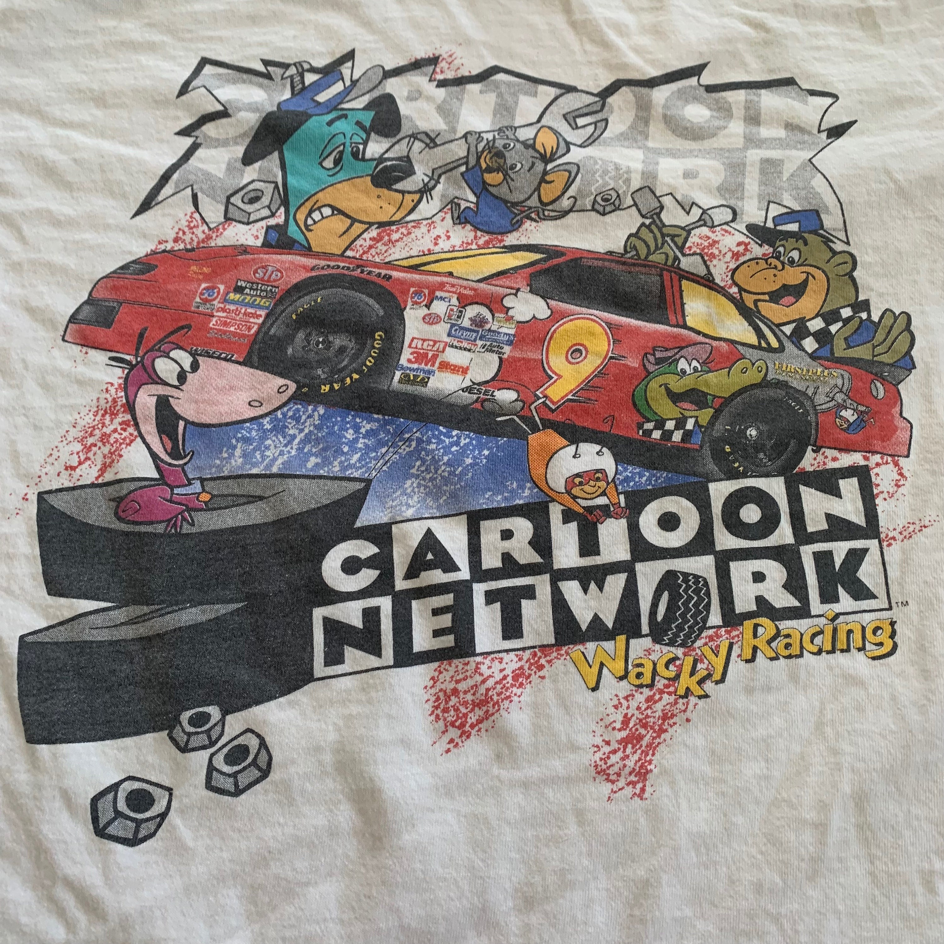 1997 Rare Cartoon Network Wacky Racing T-shirt Vintage 1990s | Etsy