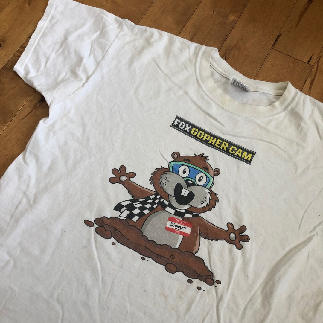 Mid 2000s Fox Gopher Cam Digger NASCAR Racing T-shirt Vintage Chase ...
