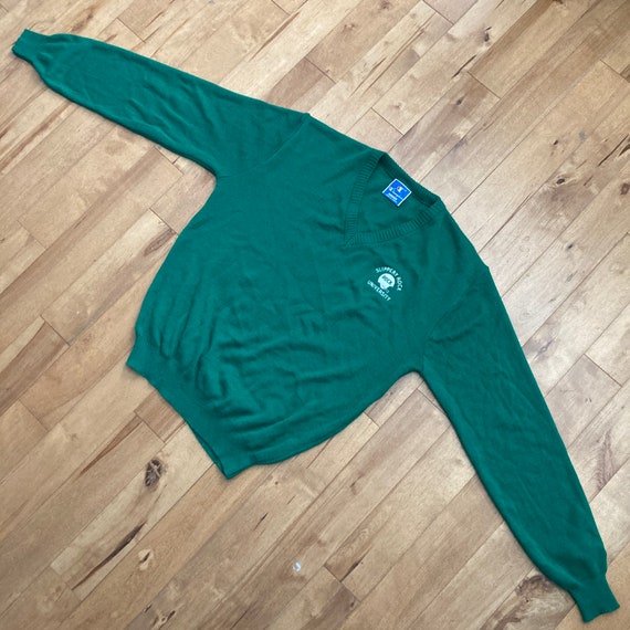 1980s Champion Slippery Rock University Knit Sweater … - Gem