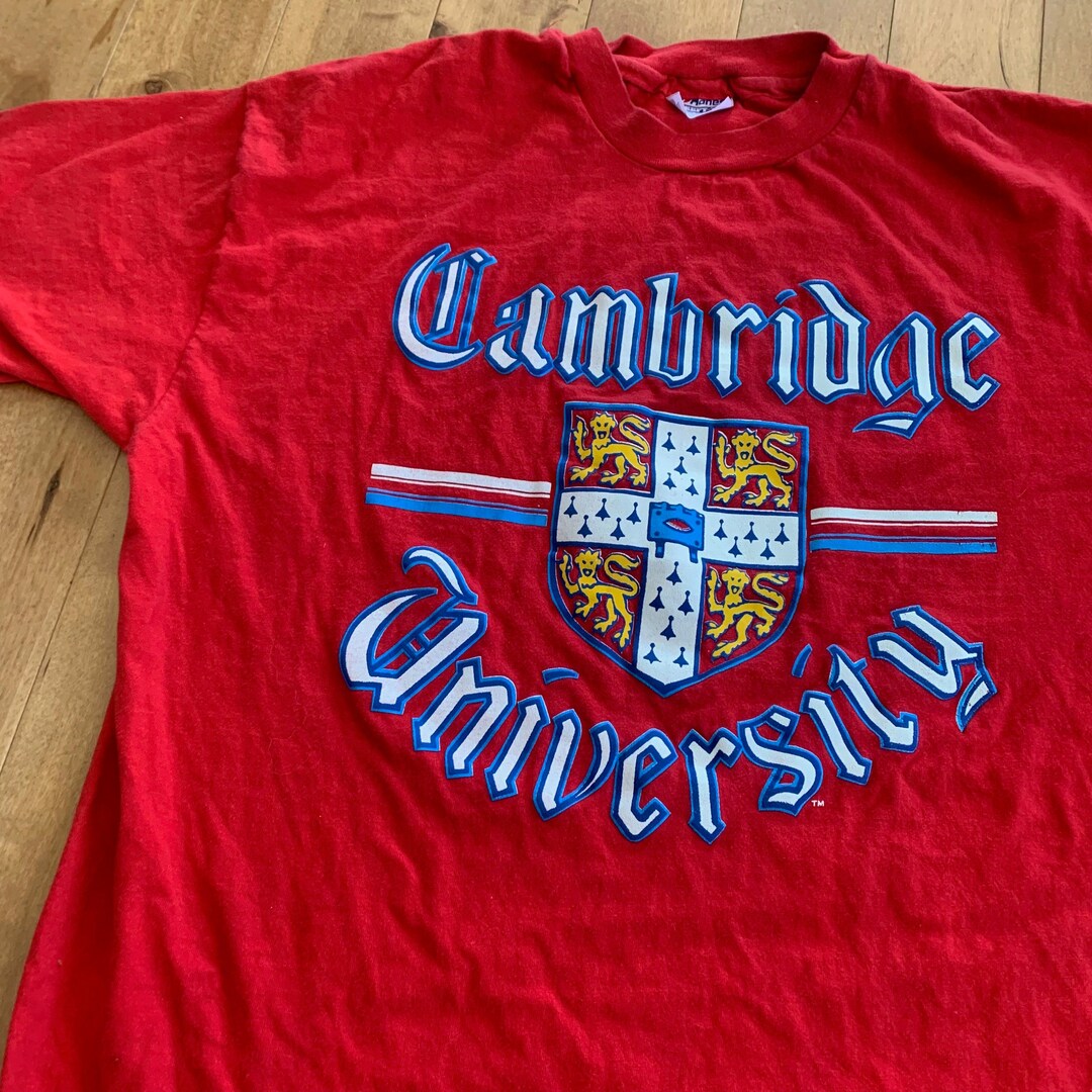 Early 90s University of Cambridge T-shirt Vintage 1990s Hanes Beefy-t ...