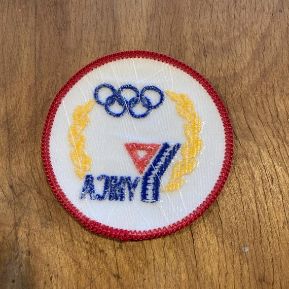 1970s Vintage YMCA OLYMPICS Embroidered Patch Collect… - Gem
