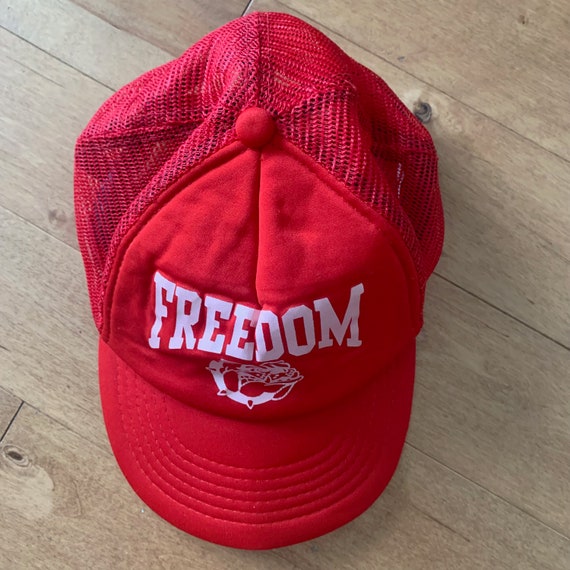 80s United States Marine Corps Freedom Snapback Hat V… - Gem