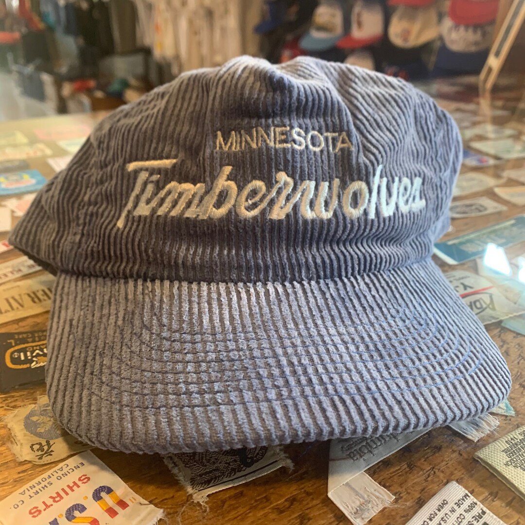 Vintage 1990's Minnesota Timberwolves Cord Script Hat Sports ...