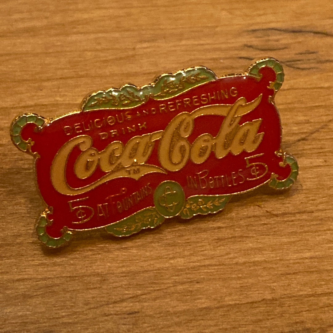 1987 Coca-cola Promotional Enamel Lapel Pin Vintage 1980s Made in ...