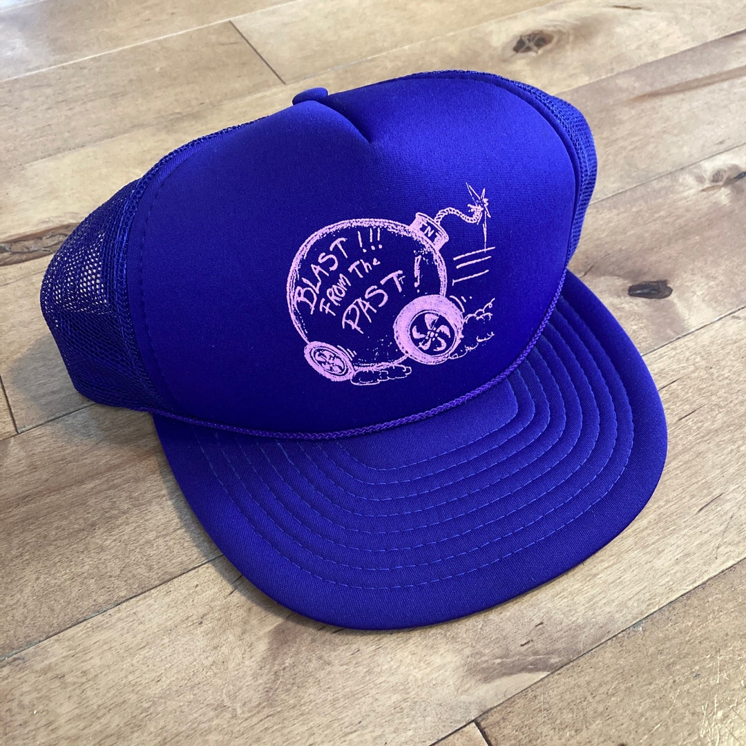 1980s Blast From the Past TNT Cartoon Trucker Cap Vintage 100% Purple ...