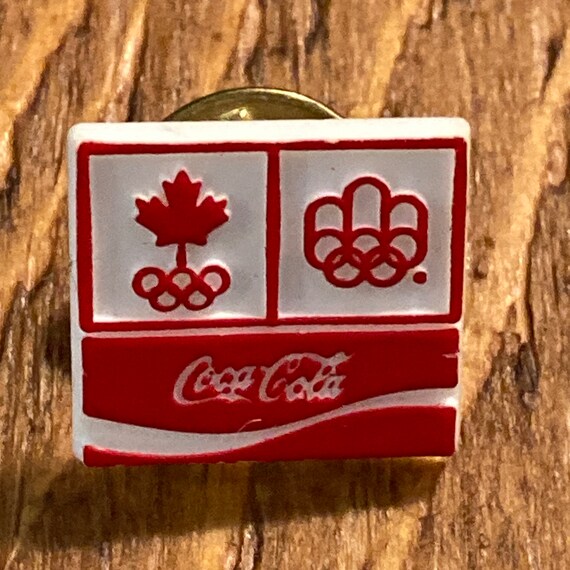 1976 Montreal Summer Olympics Coca Cola Pin Vintage 1… - Gem