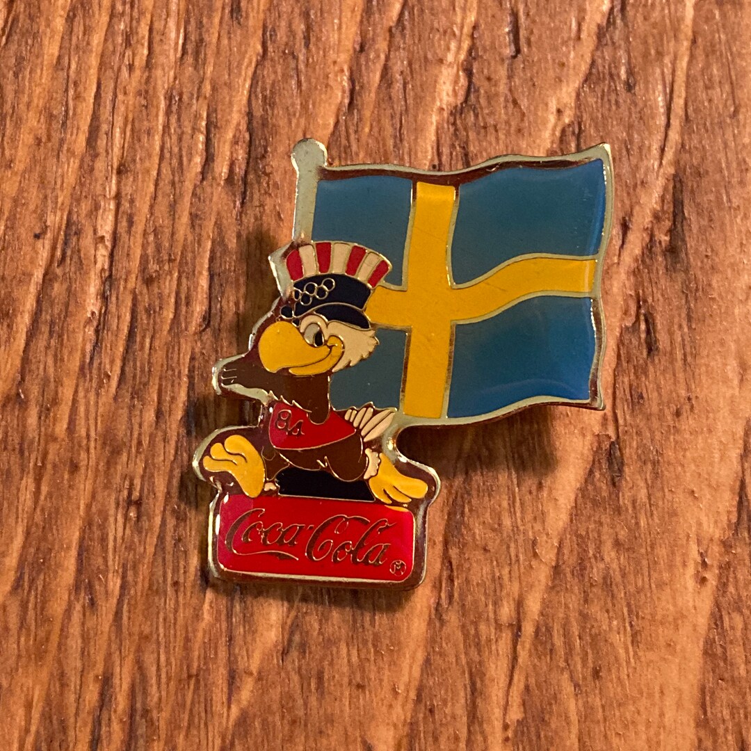1984 Coca Cola USA Summer Olympics Souvenir Enamel Pin Vintage 1980s ...