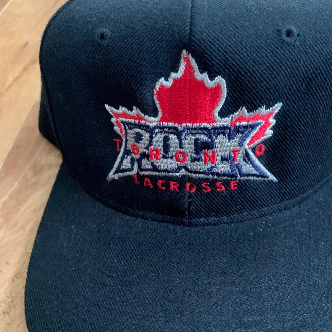 1990s Toronto Rock Lacrosse Snapback Hat Vintage AJM Headwear ...