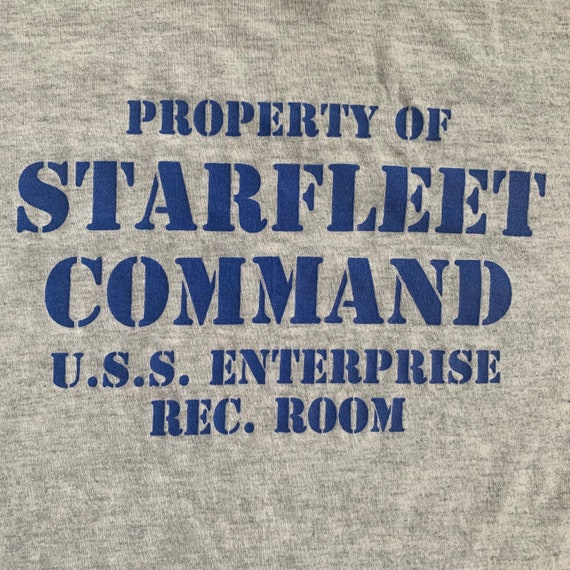 90s Star Trek Starfleet Command T-shirt Vintage 1990s… - Gem