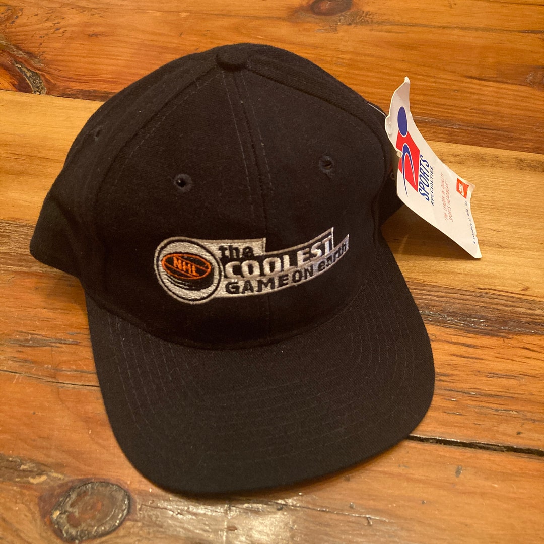 1990s Deadstock NHL Hockey the Coolest Game on Earth Snapback Hat ...
