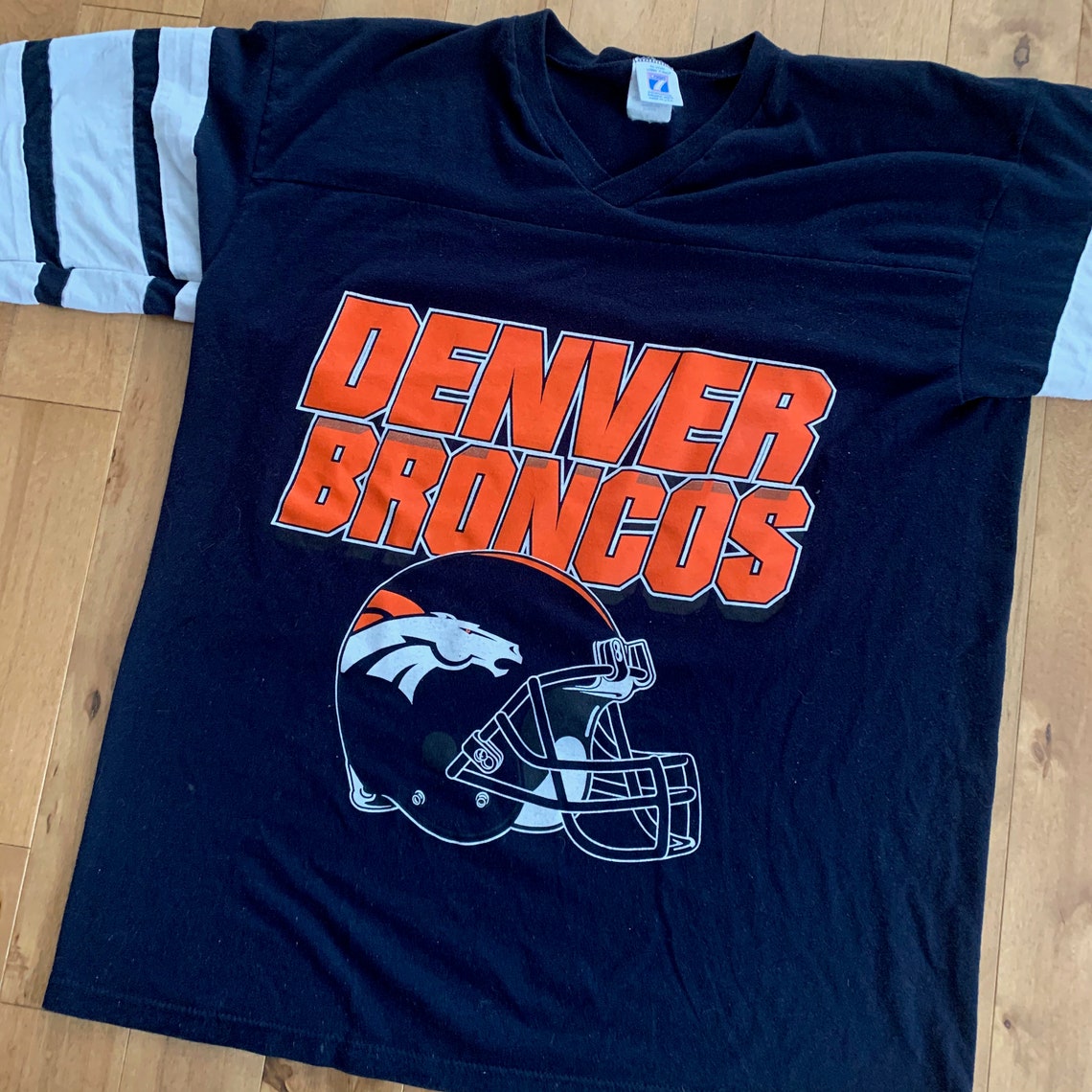 90s Denver Colorado Broncos Football Jersey Style T-shirt - Etsy