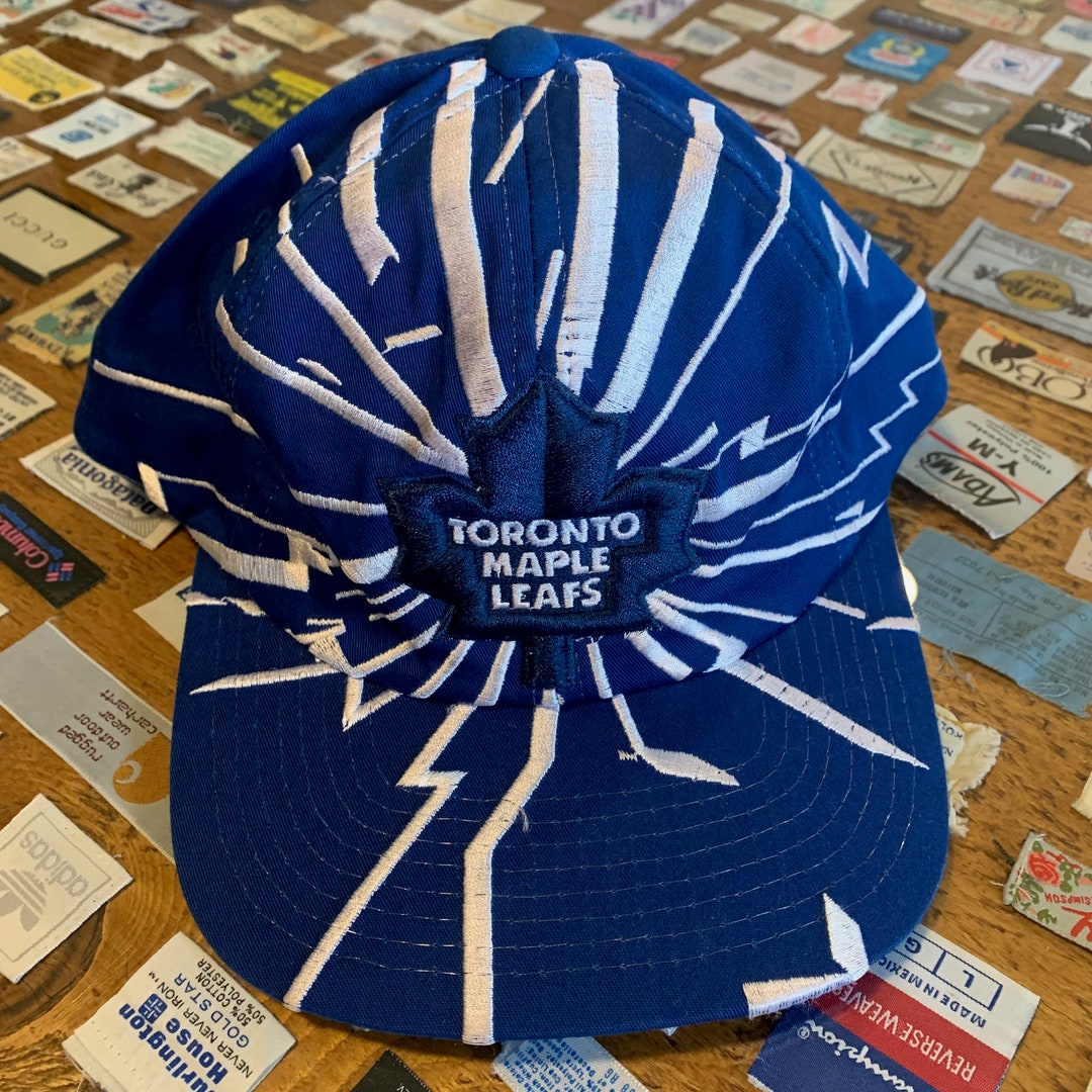 Vintage Toronto Maple Leafs Shockwave Explosion Hat 1990's - Etsy