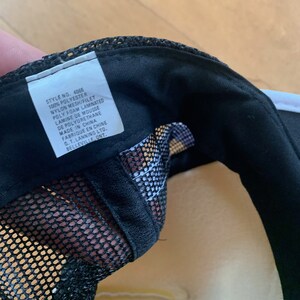 80s RCMP Royal Canadian Mounted Police Three Stripe Trucker Cap Vintage ...