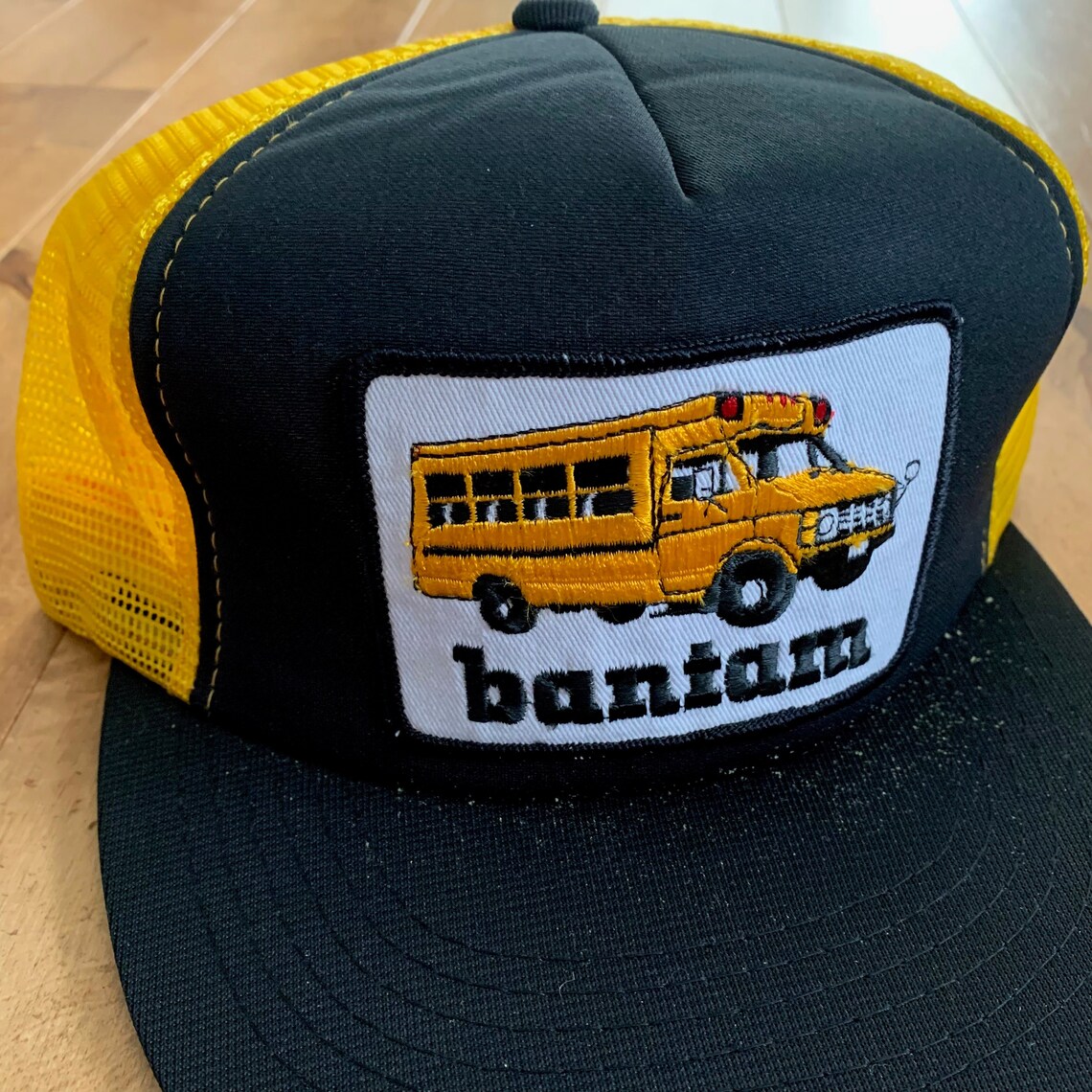 1990s Bantam School Bus Trucker Cap Vintage AJM Headwear Made - Etsy