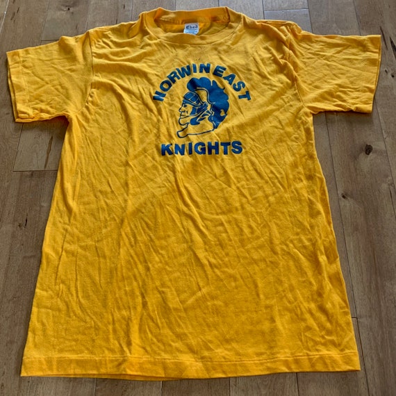 1970s Norwin Middle School East Knights T-shirt Vinta… - Gem
