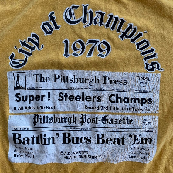 1979 Pittsburgh Steelers City of Champions Super Bowl… - Gem