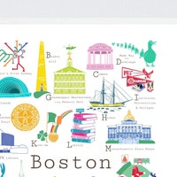 Boston Slang Canvas Print: Funny Boston Accent Decor, New England Gift ...