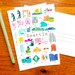 Seattle Washington A to Z Postcard, Abcs/alphabet Card for Greeting ...