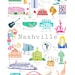 Nashville Tennessee A to Z Postcard, Abcs/alphabet Card for Greeting ...