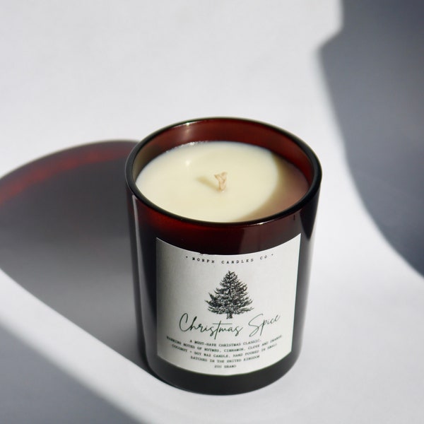 Christmas Crackling Wick Candles - Etsy