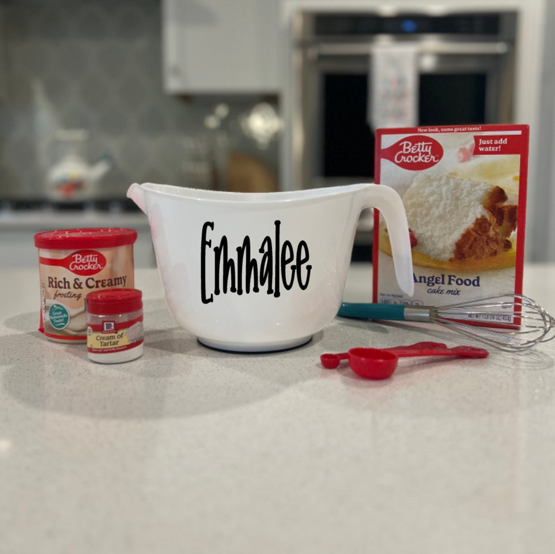 Personalized Kitchen Mixing Bowl, Personalized Kitchen Gift, Light ...