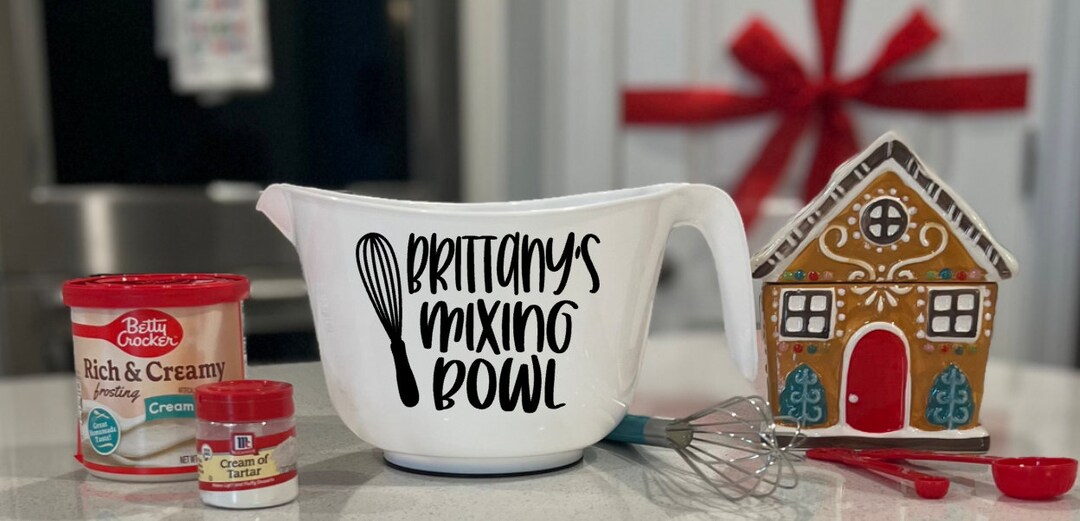 Personalized Kitchen Mixing Bowl, Light Weight Baking Bowl ...