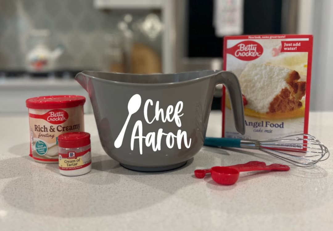Personalized Kitchen Mixing Bowl, Custom Cooking Gift, Personalized ...