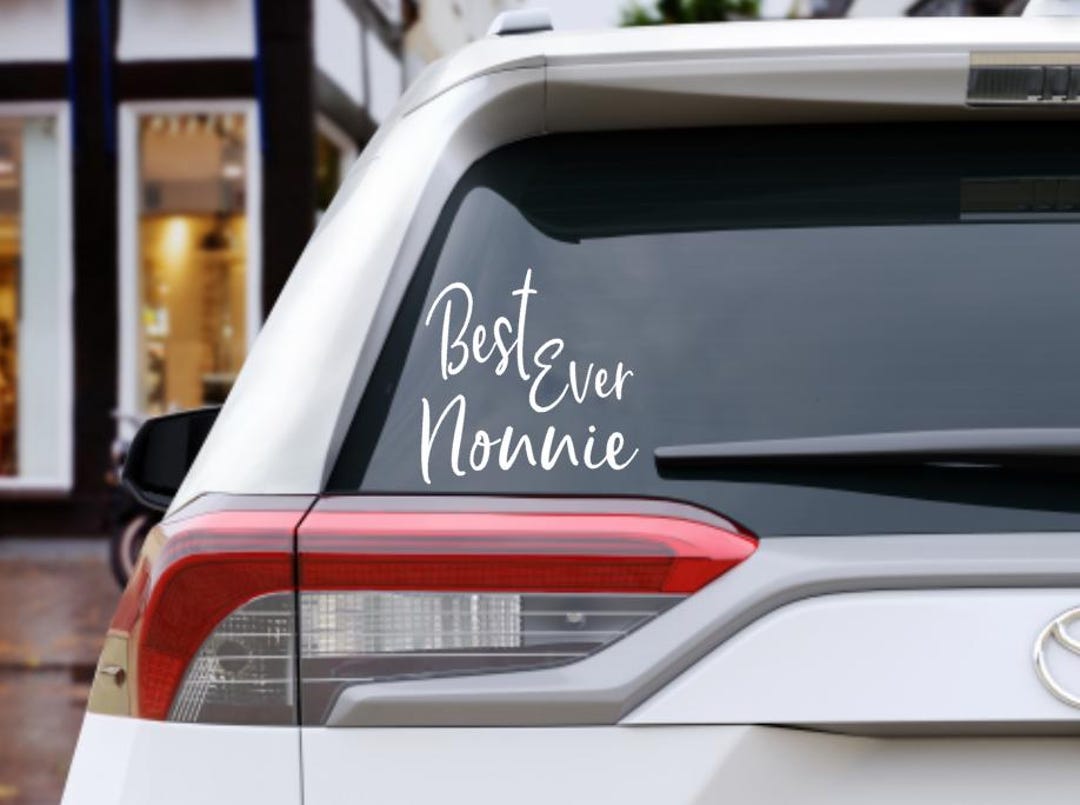 Nonnie Vinyl Decal, Gift for Best Ever Nonnie, Nonnie Mother's Day Gift ...