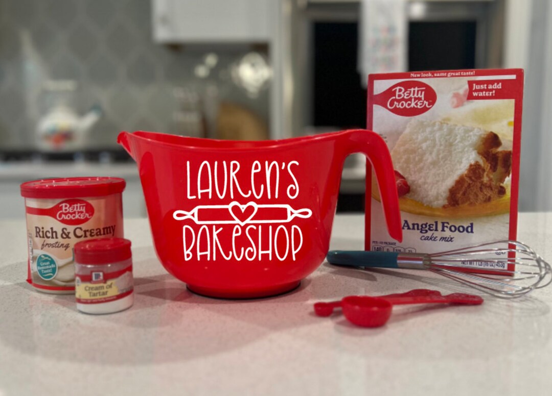 Personalized Kitchen Mixing Bowl, Custom Baking Gift, , Personalized ...