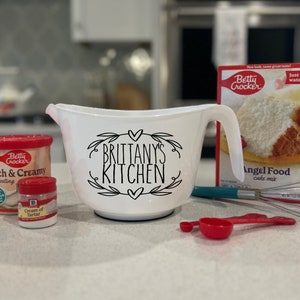Personalized Kitchen Mixing Bowl, Custom Gift, Mother's Day Gift ...