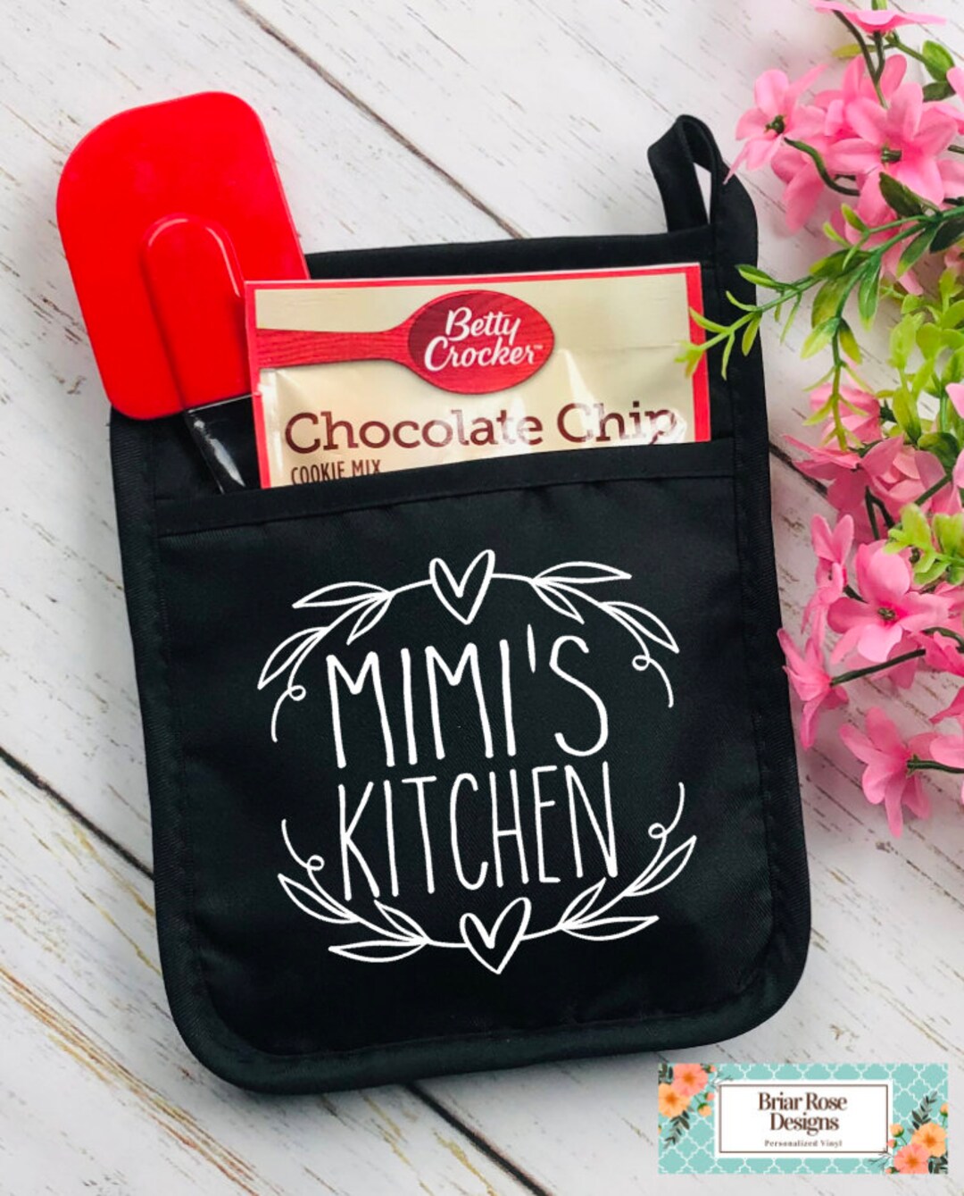 Mimi Pot Holder, Hot Pad, Oven Mitt, Mimi's Kitchen, Regalo para Mimi ...