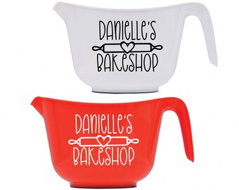 Personalized Kitchen Mixing Bowl Custom Christmas Kitchen - Etsy