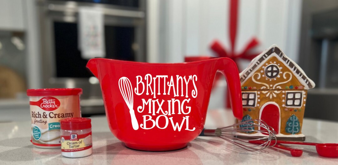 Personalized Kitchen Mixing Bowl, Light Weight Baking Bowl ...