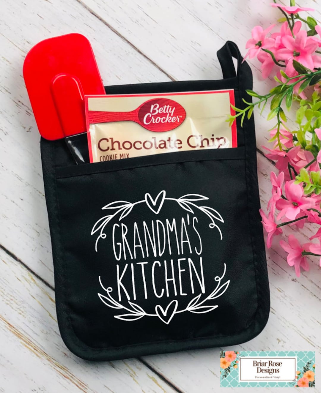 Grandma Pot Holder, Hot Pad, Oven Mitt, Personalized Pot Holder, Gift ...