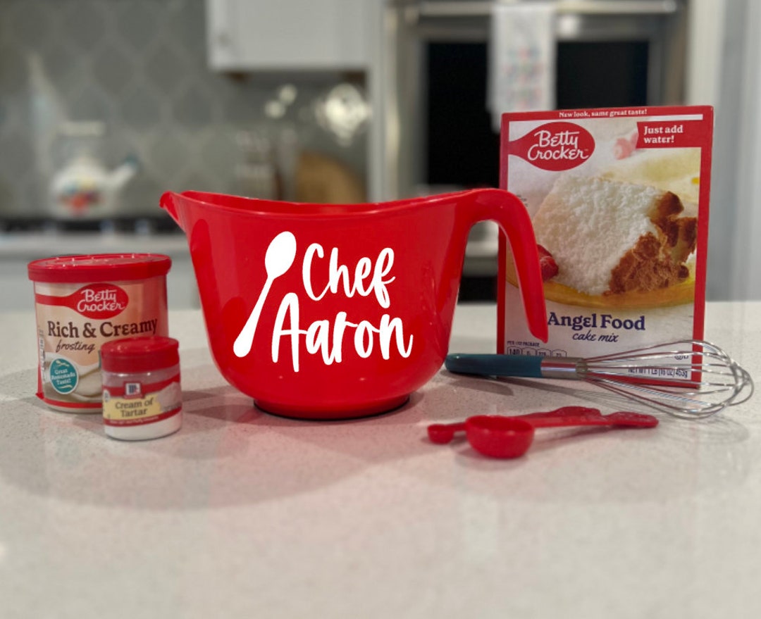 Personalized Kitchen Mixing Bowl, Custom Cooking Gift, Personalized ...