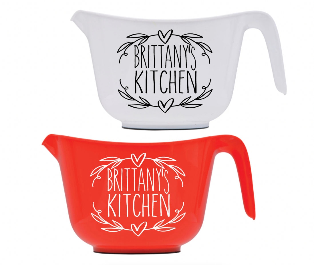 Personalized Kitchen Mixing Bowl Custom Gift Mother's - Etsy