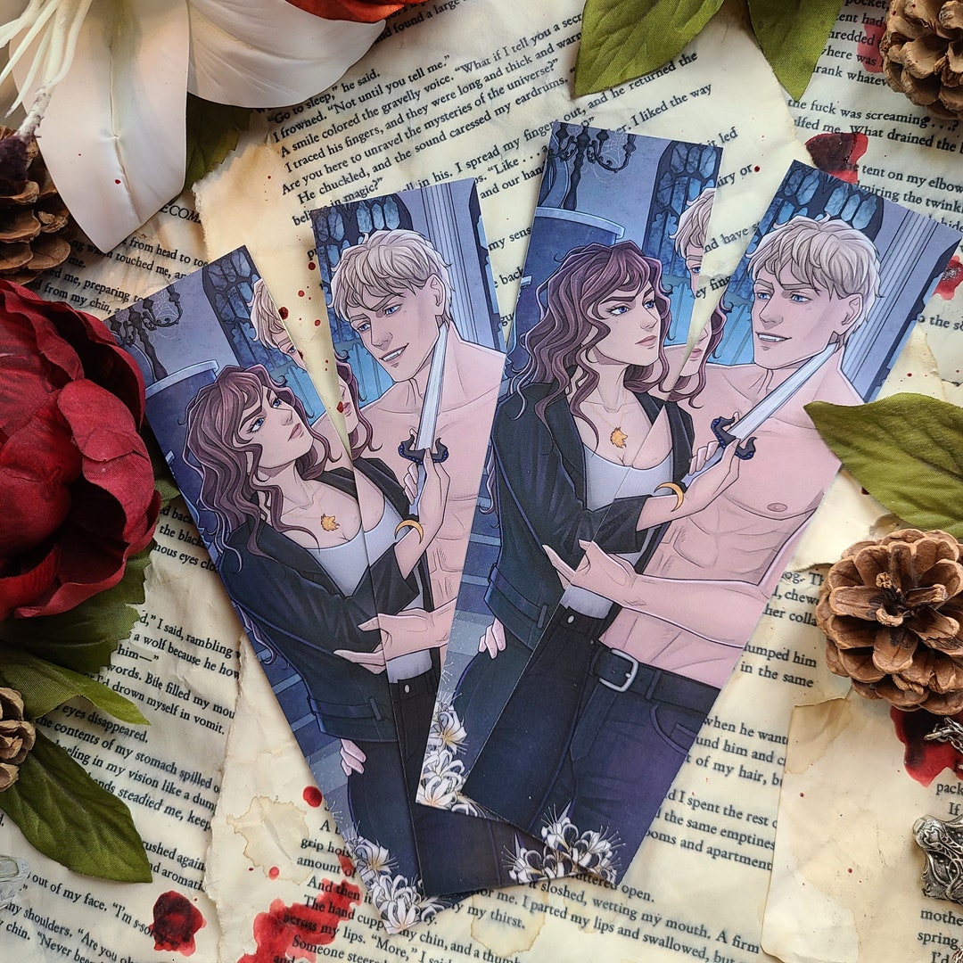 Alex & Chloe Bookmark Midnight and Gold Series by Ally Patra Character ...