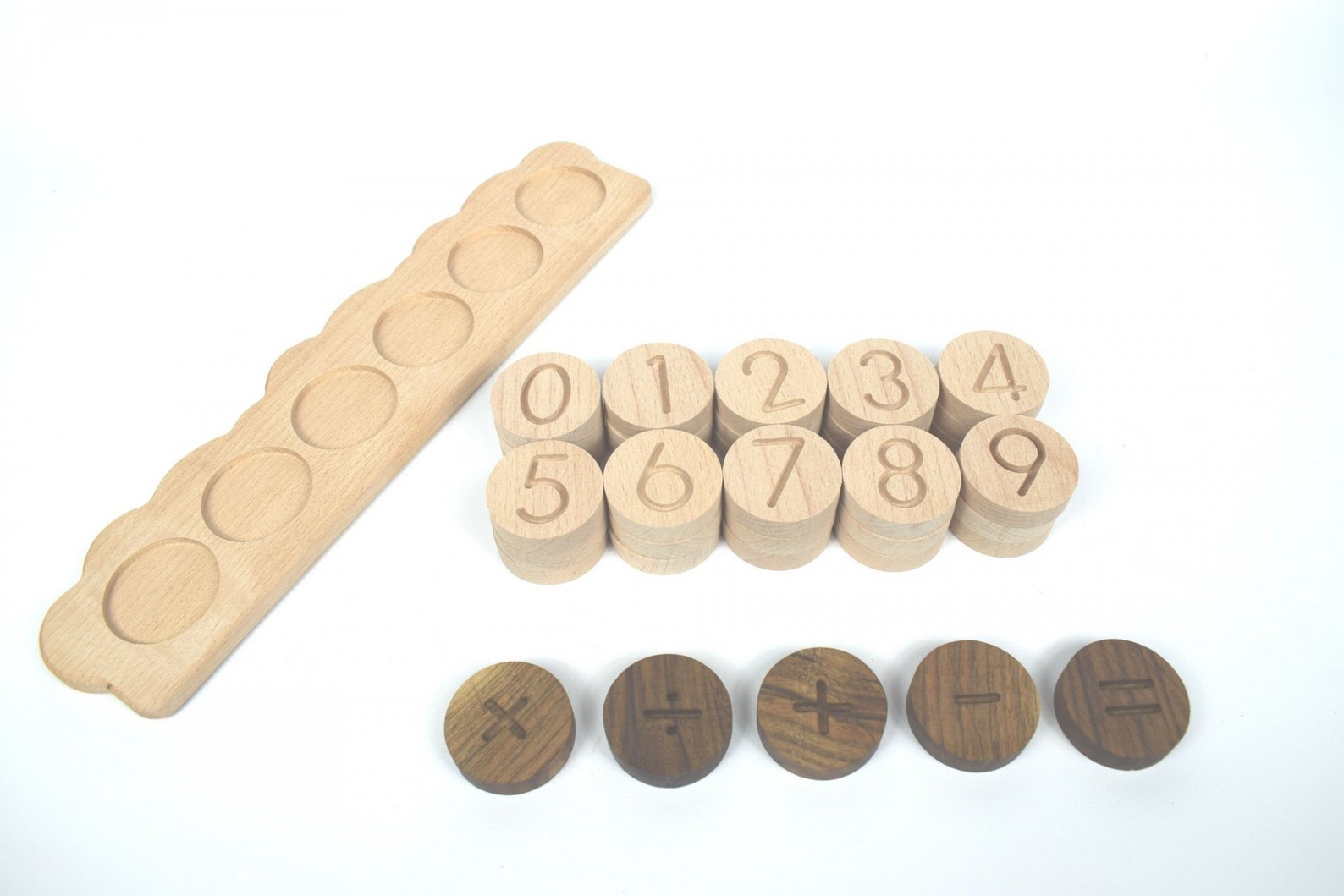 Wooden Math Board Educational Toys Homeschool Math Math - Etsy