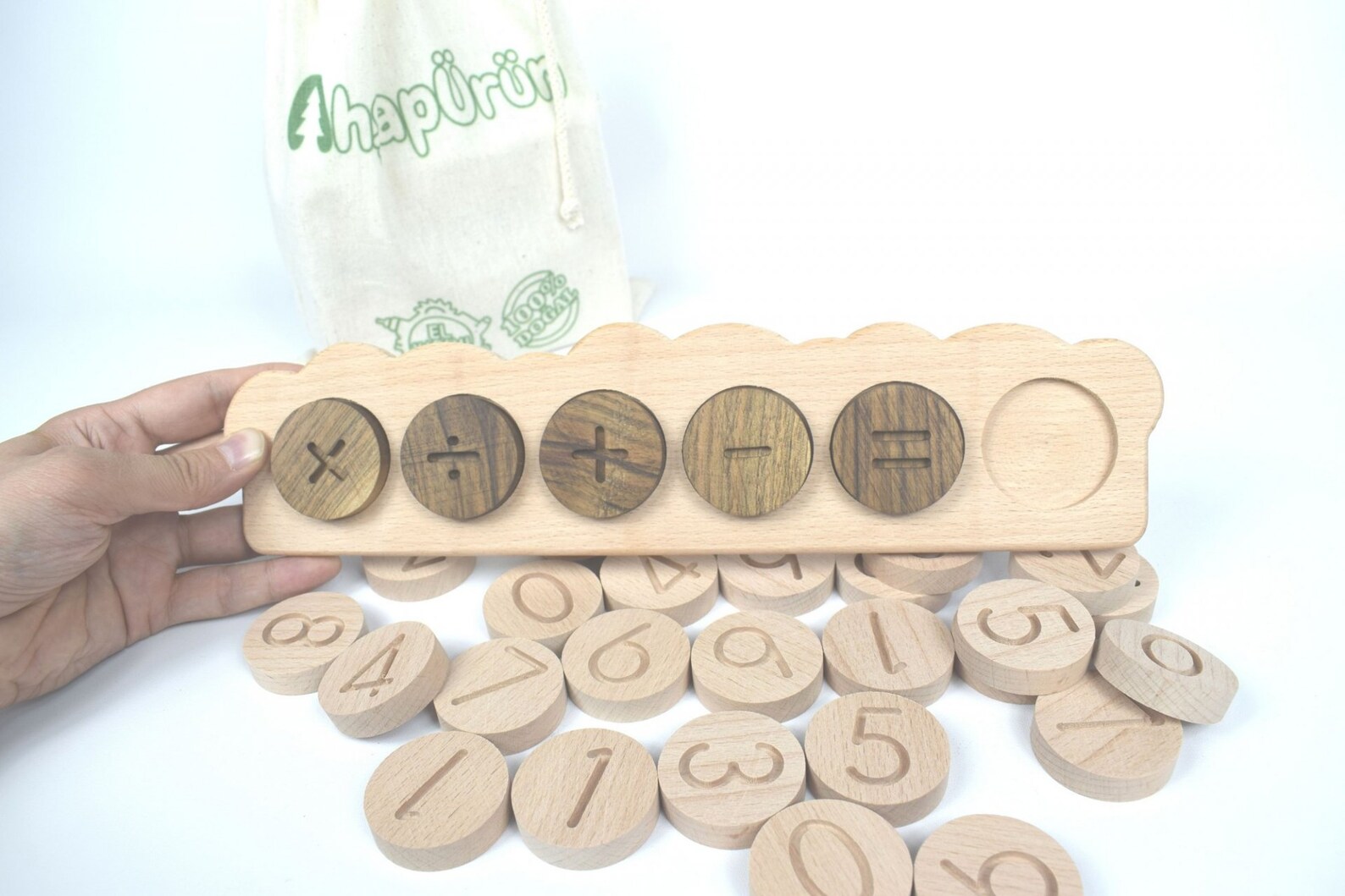 Wooden Math Board Educational Toys Homeschool Math Math - Etsy