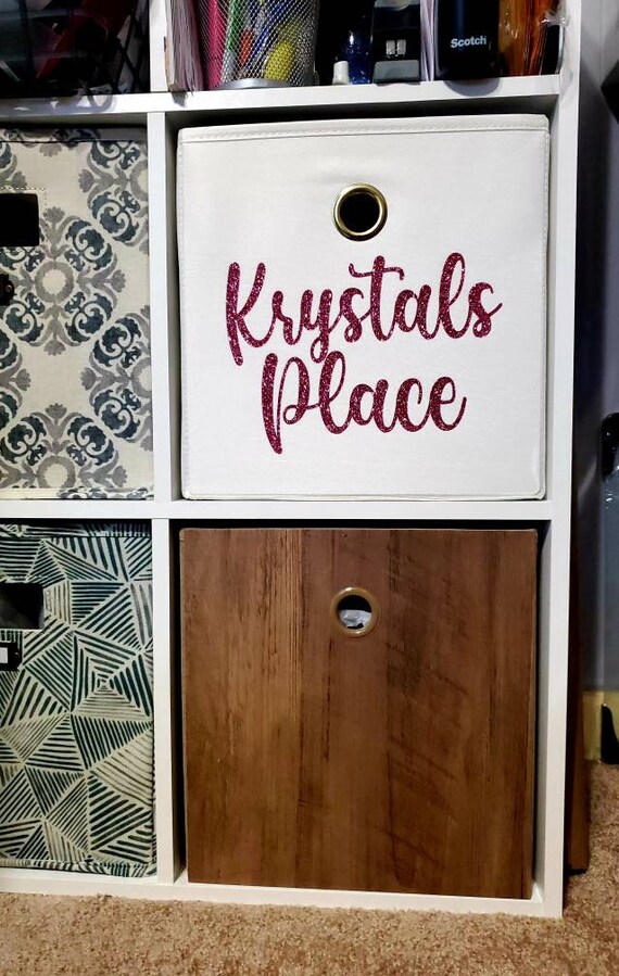Personalized Collapsible Cube Storage Bins Custom Storage - Etsy